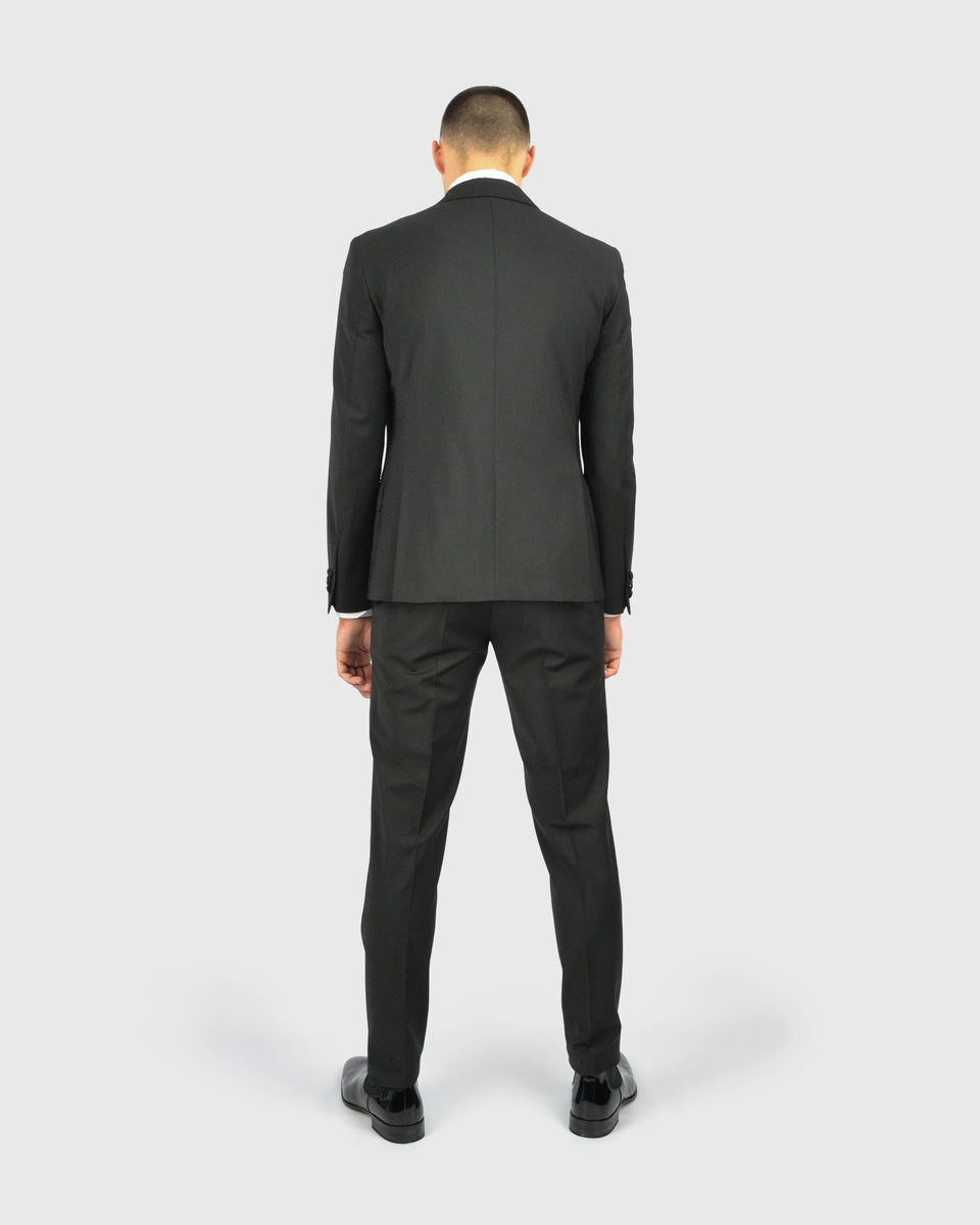FRANCKINO SARTORIA FSS24 PL.1B 2PSU BLACK NEAPOLITAN TUXEDO